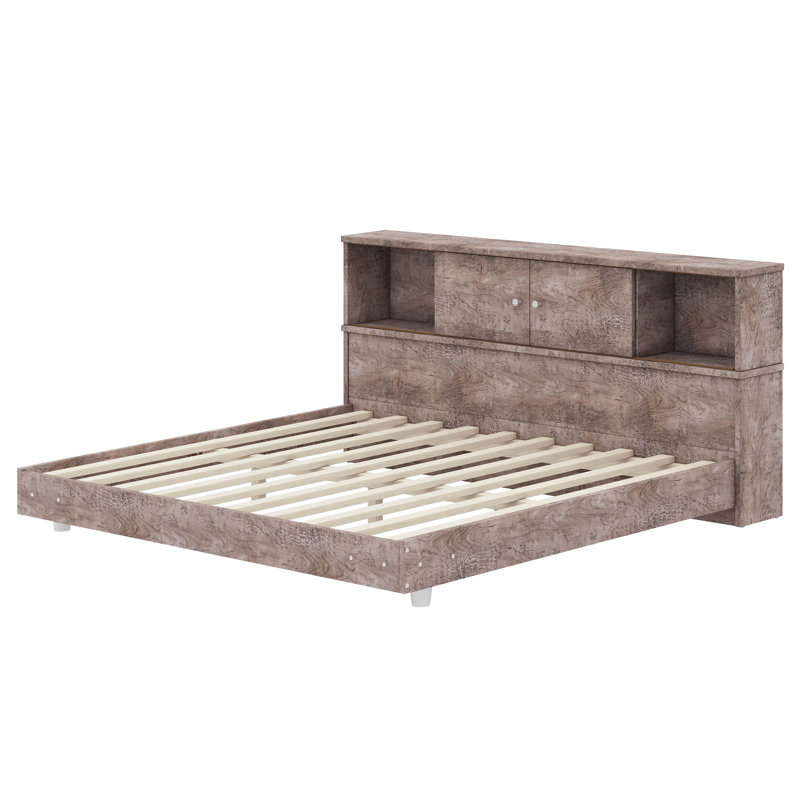 Millwood Pines Crislyn Bookcase Storage Bed | Wayfair